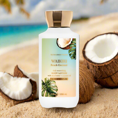 Bath Body Waikiki Beach Coconut Body Lotion 236Ml Vitamins House