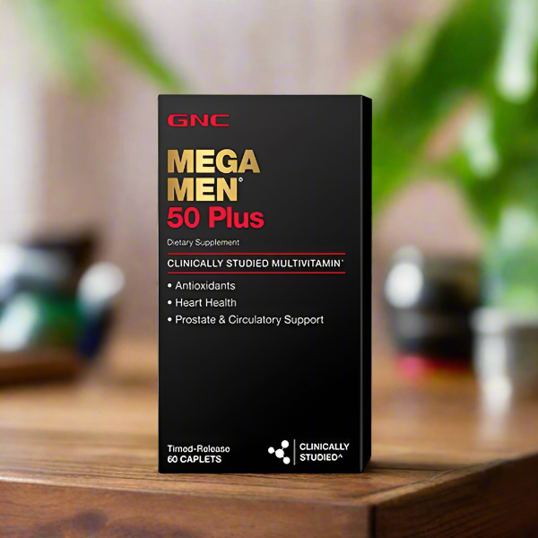 GNC MEGA MEN 50 Plus 60 Caplets – Vitamins House
