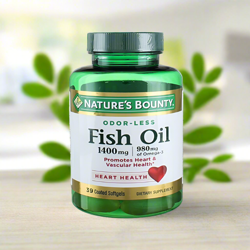 Nature's Bounty Fish Oil 1400mg Plus Omega-3 39CT – Vitamins House