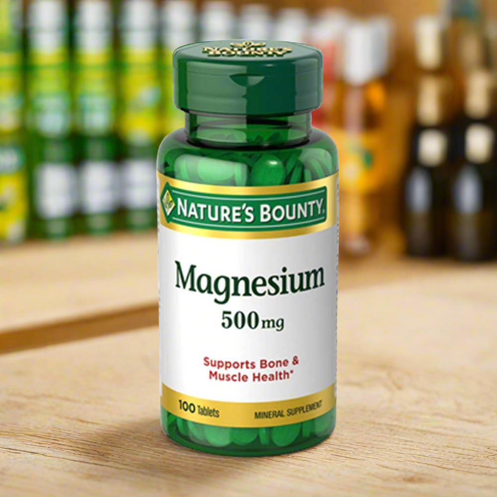 Nature's Bounty Magnesium 500mg 100 Tablets – Vitamins House